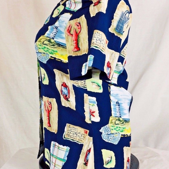 Allison Daley | Tops | Allison Daley Button Front Blouse Womens Size 4 ...